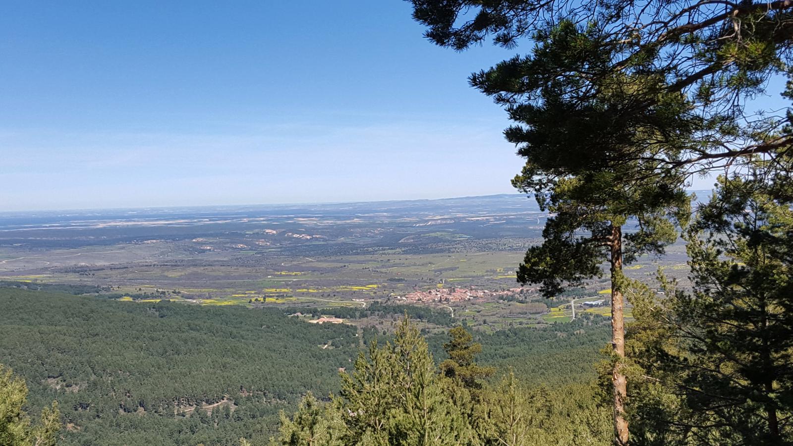 Pinar de Navafría , río Cega y Cascada del Chorro